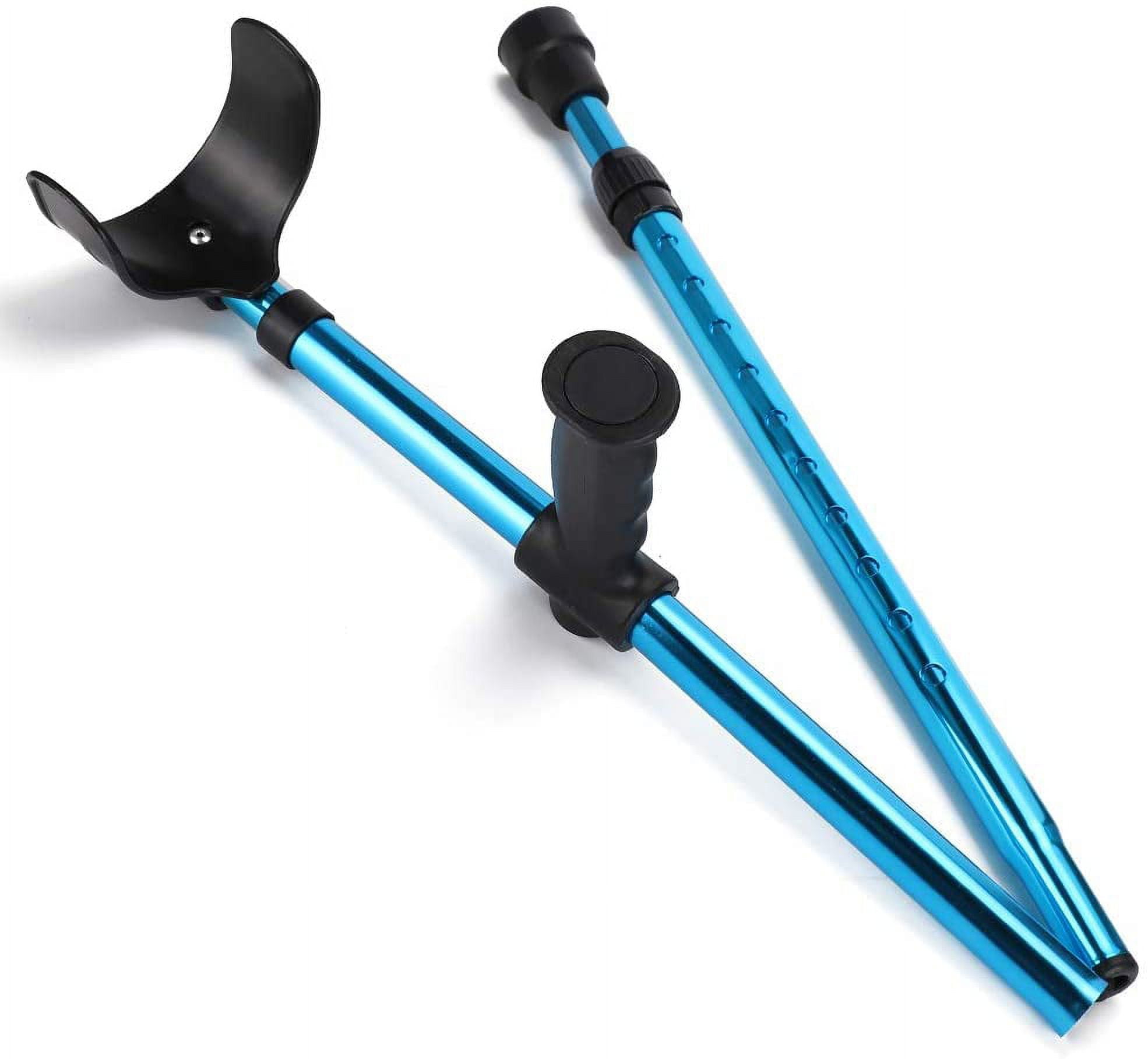 Muletas de antebrazo para adultos, bastón plegable portátil para ...