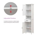 MAYEERTY Double Door Narrow Tall Slim Floor Standing Cabinet - Walmart.com