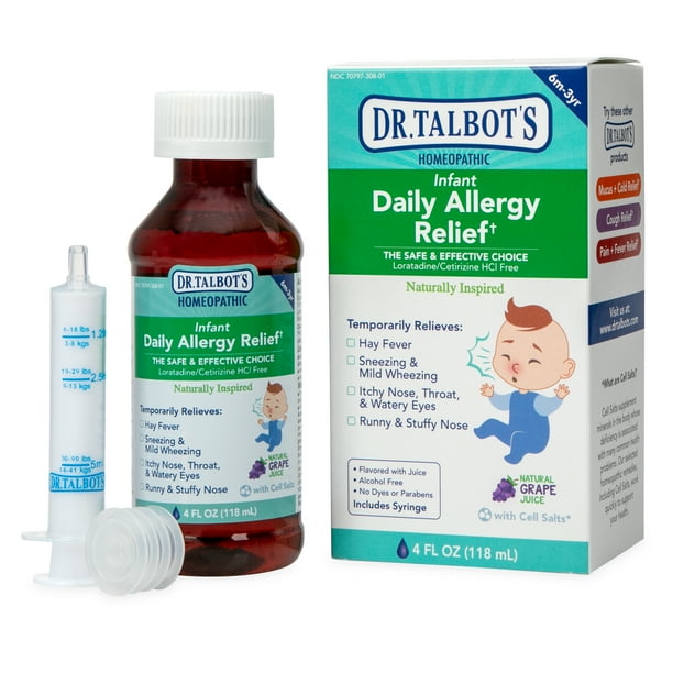Dr. Talbot's Homeopathic Infant Daily Allergy Relief, 4 fl oz - Walmart.com