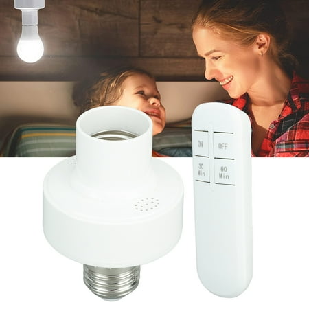 Remote Control Light Socket, Remote Control Light Bulb Socket E27 Bulb ...