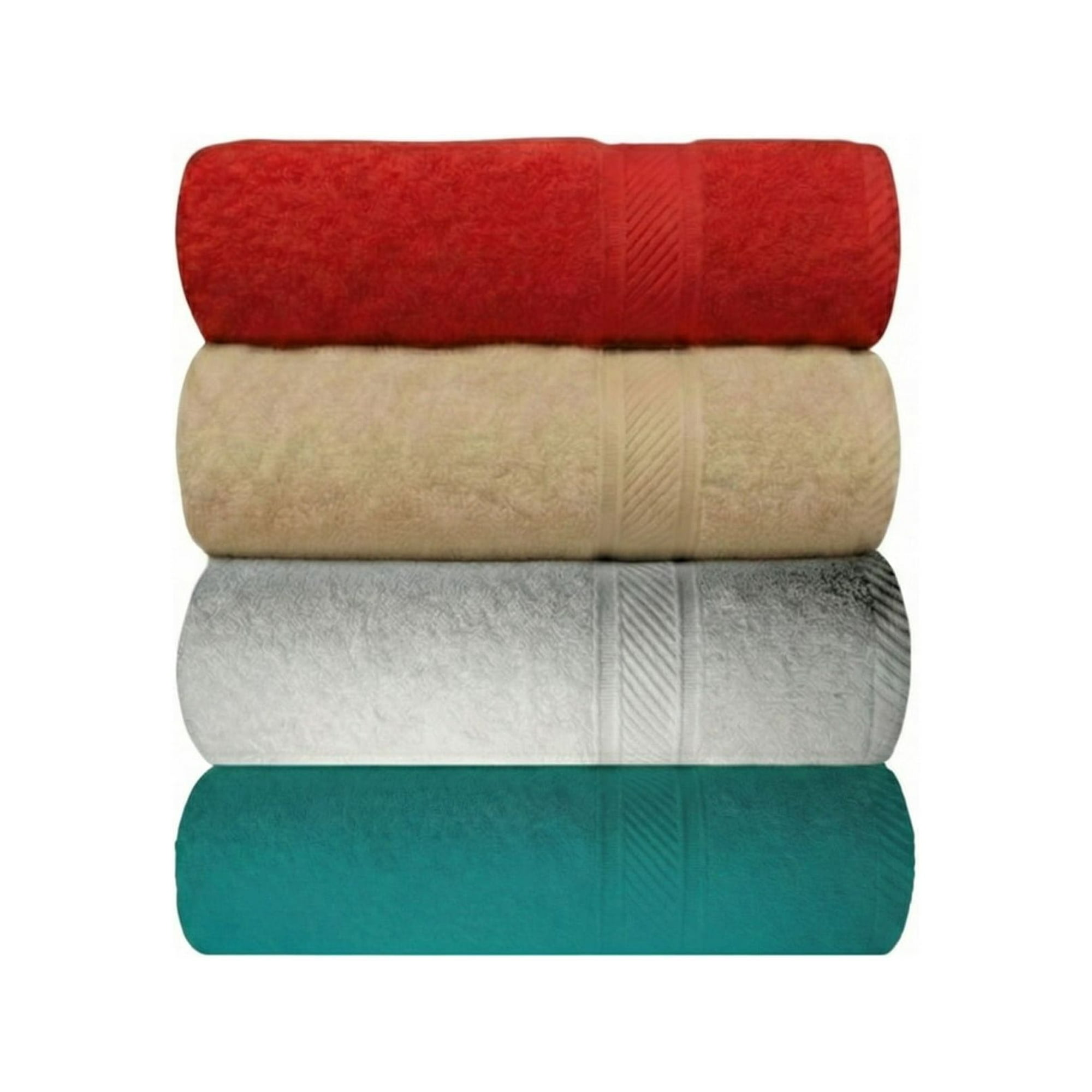 Click here for Trident 100 Cotton Plush Towel Set - 4-Piece  500... prices