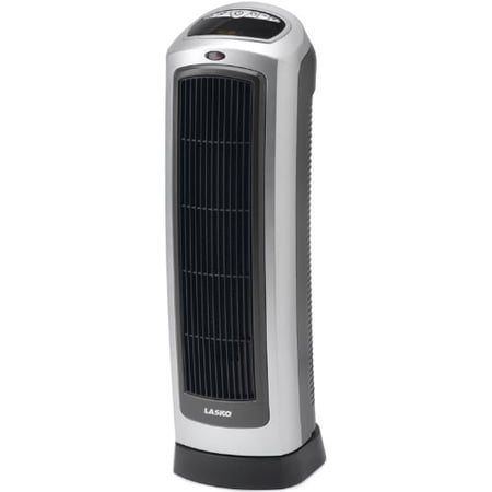 Lasko Tower Ceramic Heater 2 Heat Settings PLUS Automatic Temperature ...