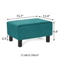 Homebeez Small Footstool Ottoman,Modern Rectangle Chair Foot Rest Foot ...