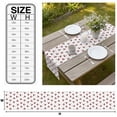Cherry Table Runner Modern Simple Red Berry Fruit Branches Dots ...