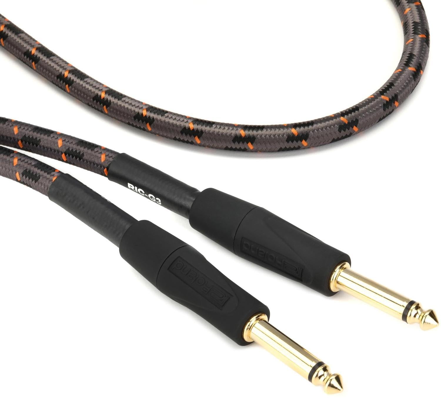 Cable Roland serie Gold instrumento 2 conectores plug TR 6.3mm chapa de ...