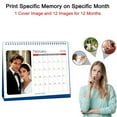 Euaioeiu Custom Photo Calendar 2026 Personalized Wall Desk Calendar ...