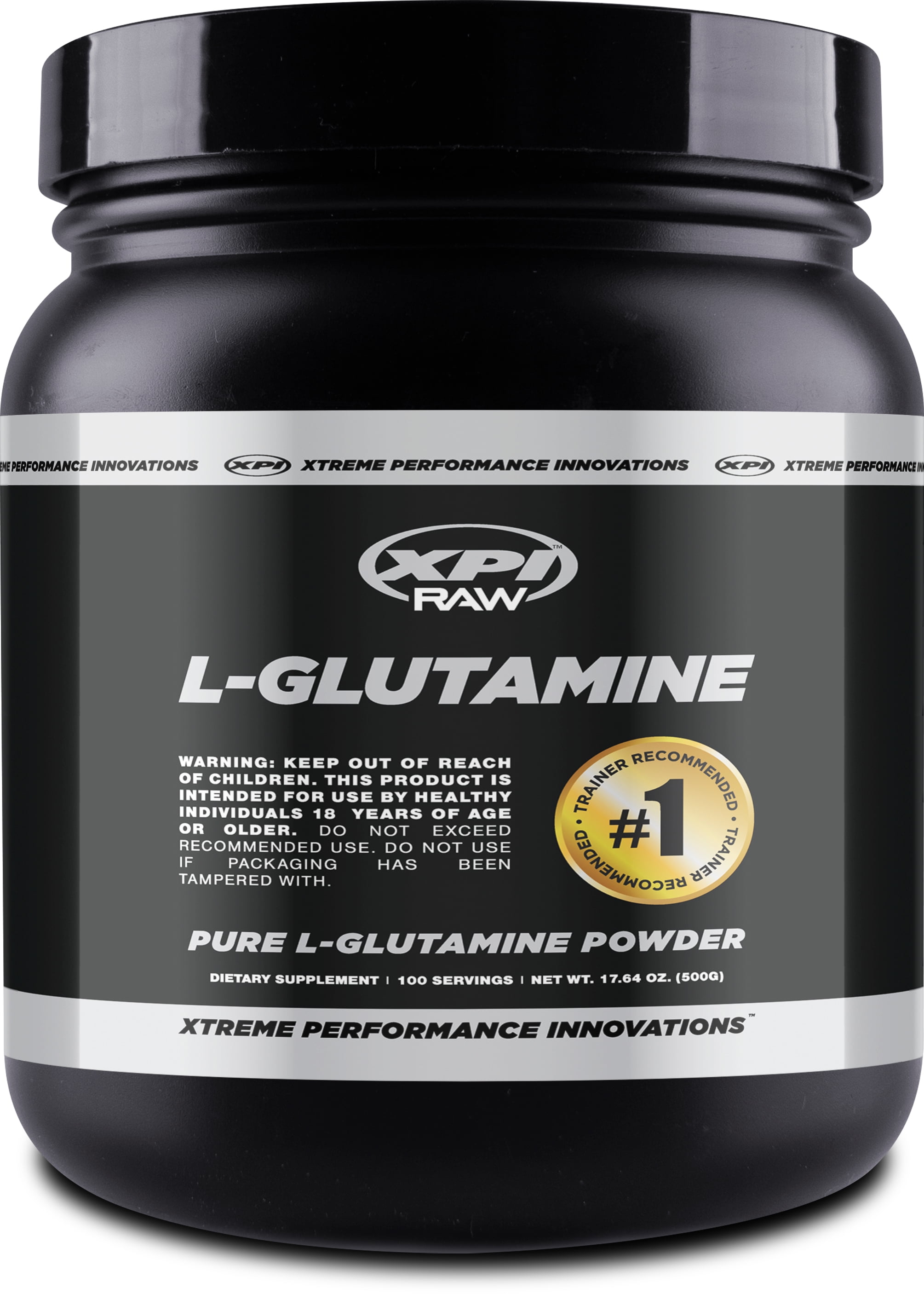 XPI Supplement L-Glutamine Powder 500 Grams - Non-GMO Amino Acid ...