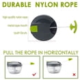 Manual Food Processor Vegetable Chopper, Hand Pull String Chopper ...