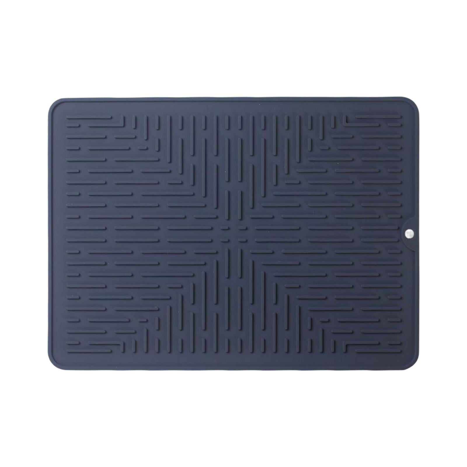 Universal Silicone Drain Pad Pots Dish Coaster Scald Drainboard ...