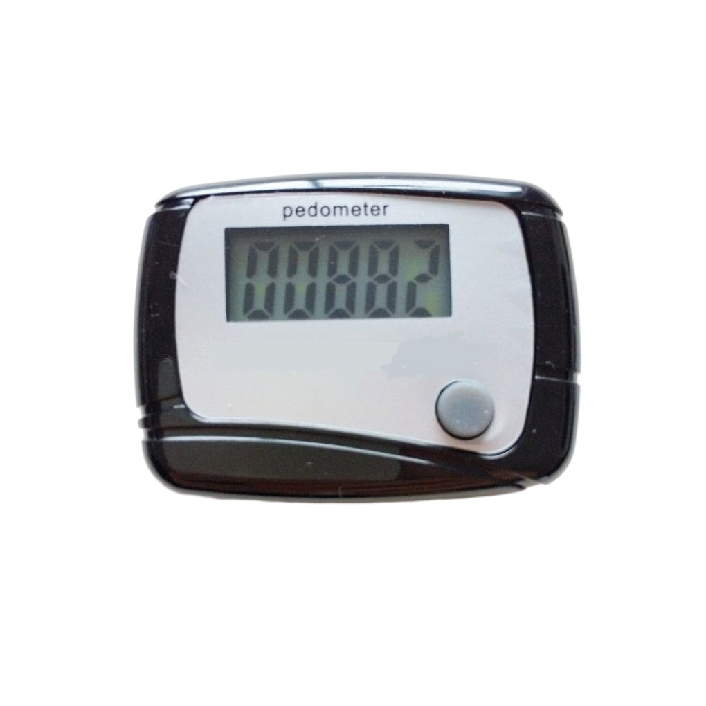 TureClos Portable Color Random Pedometer with Clip LCD Running Walking ...