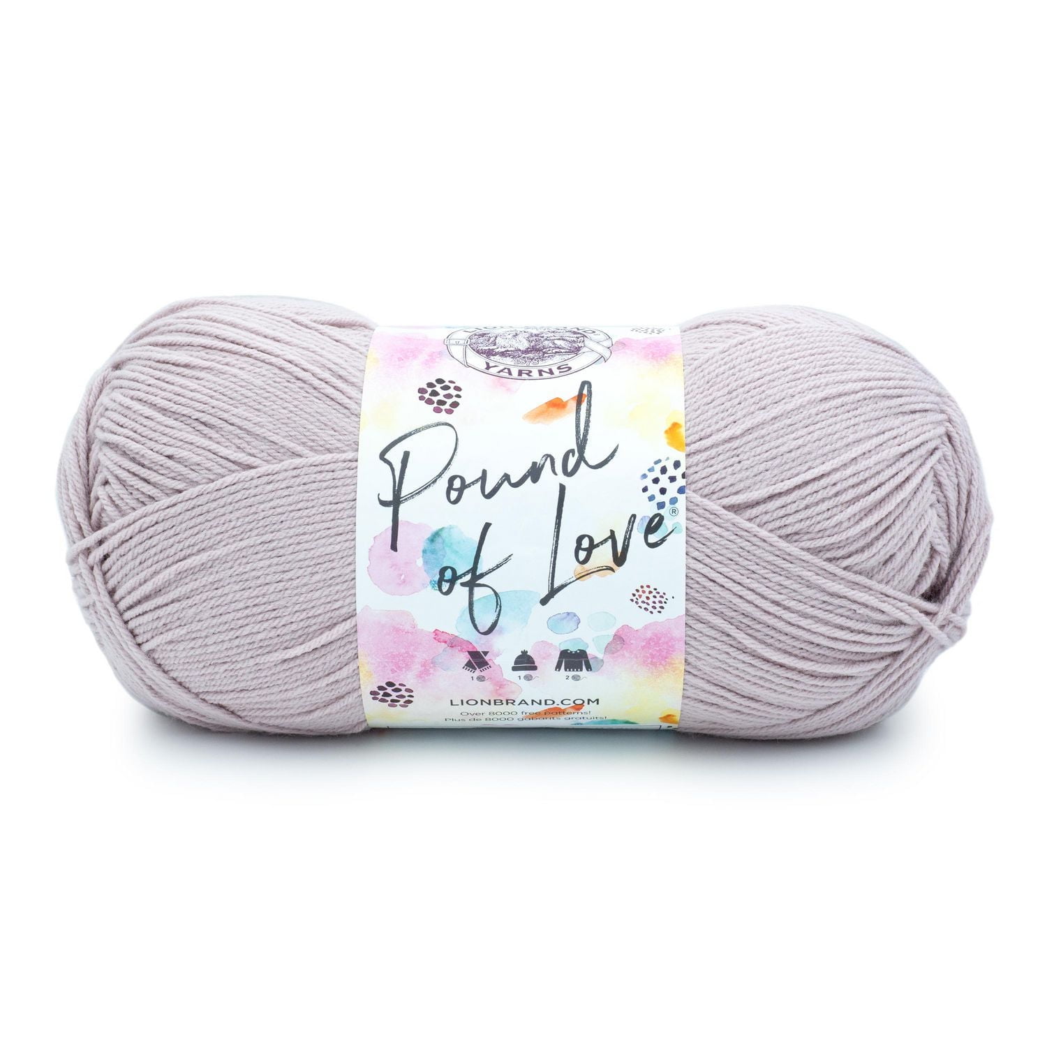 Click here for Lion Brand Pound Of Love Yarn Quartz #4 Medium/Wor... prices