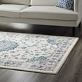 Modway Lilja Collection R-1127B-810 Distressed Vintage Persian ...
