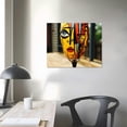 COMIO Modern Canvas Wall Art Romantic Red Wine Splash Painting for ...
