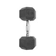 cap barbell sdp-030 color coated hex dumbbell, black, 30 pound, single ...