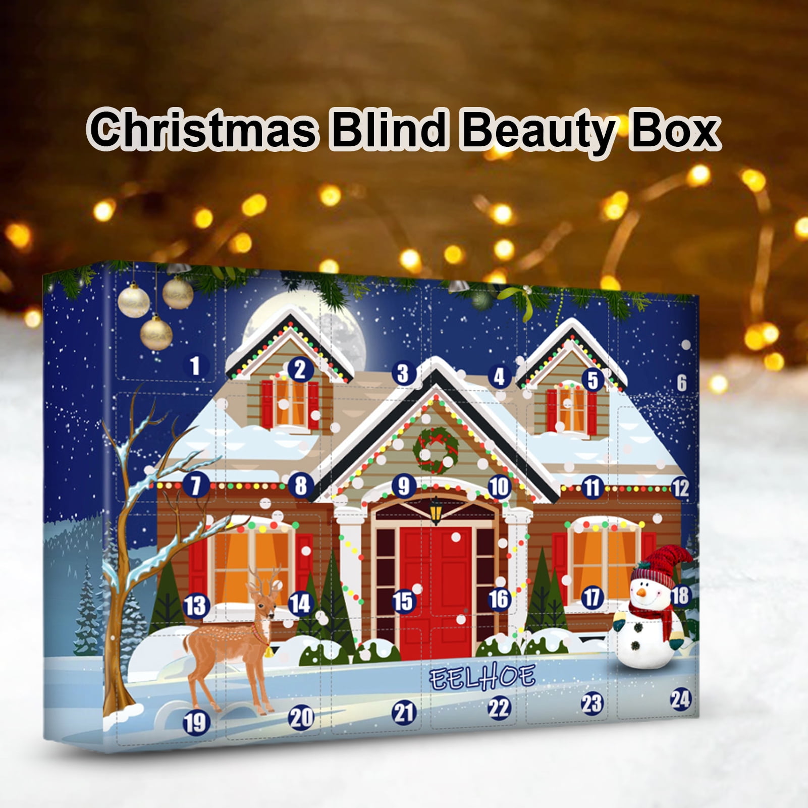 Buy YFan 24Pcs/Set Beauty Blind Box Christmas Style Count Down Days 24 ...
