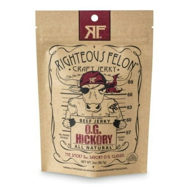 Free Shipping! Righteous Felon Beef Jerky Variety Pack 2 oz Bags Low ...