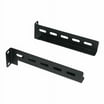 NavePoint 4U Vertical Rack Rail Pair DIY Kit with Hardware, Black ...