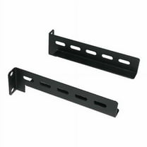 NavePoint 4U Vertical Rack Rail Pair DIY Kit with Hardware, Black ...