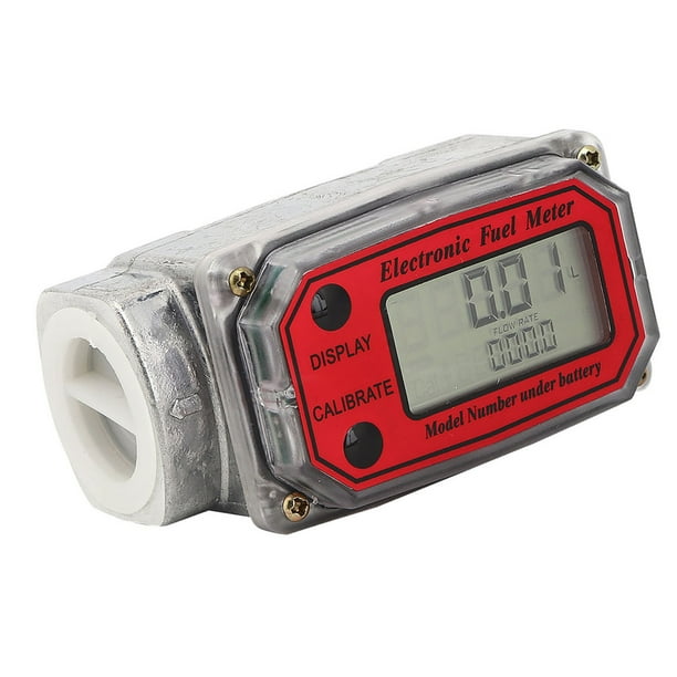 Fuel Meter, Turbine Meter 1inch NPT, Mini Fuel Meter Digital Turbine ...