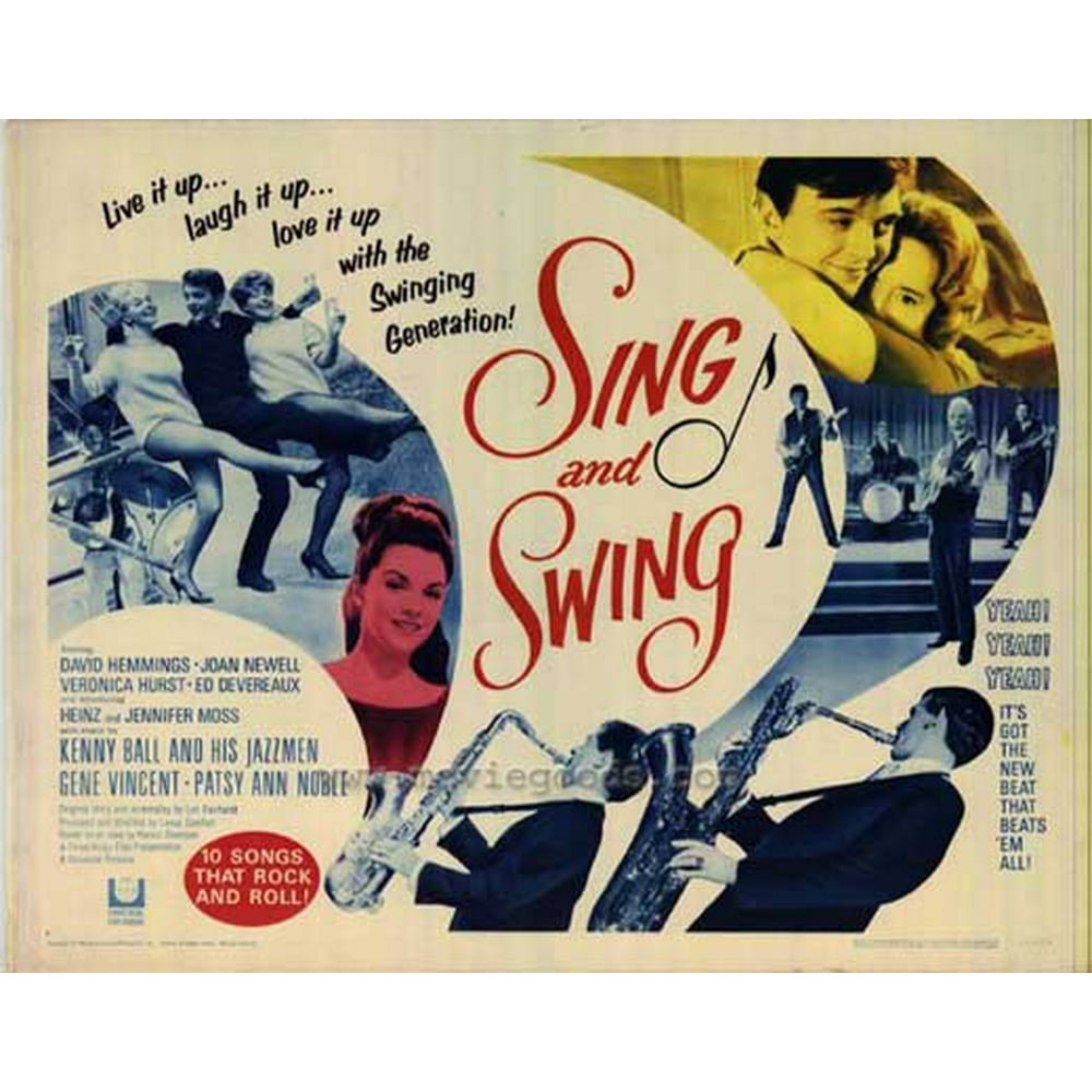 Sing and Swing - movie POSTER (Style A) (11" x 14") (1964) - Walmart ...