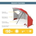 Sport-Brella Super-Brella SPF 50+ Sun and Rain Canopy Umbrella for ...