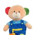 Linzy Plush 16" Education Bear Educational Plush - Walmart.com