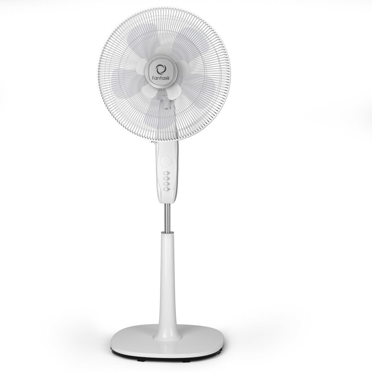 Fantask 16'' Oscillating Pedestal Fan 3 Speed Double Blades Height ...