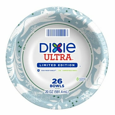 Dixie Ultra 20 oz Paper Bowls, Pack of 26 - Walmart.com