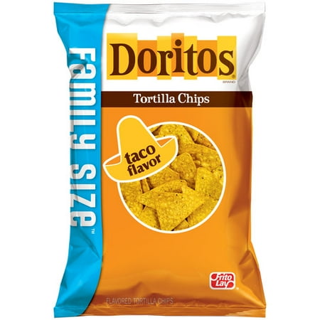 Doritos Taco Flavor Tortilla Chips, 17 oz - Walmart.com