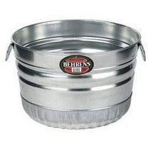 Behrens Galvanized Steel Bushel / Utility Basket, 1 Bushel (35 L ...