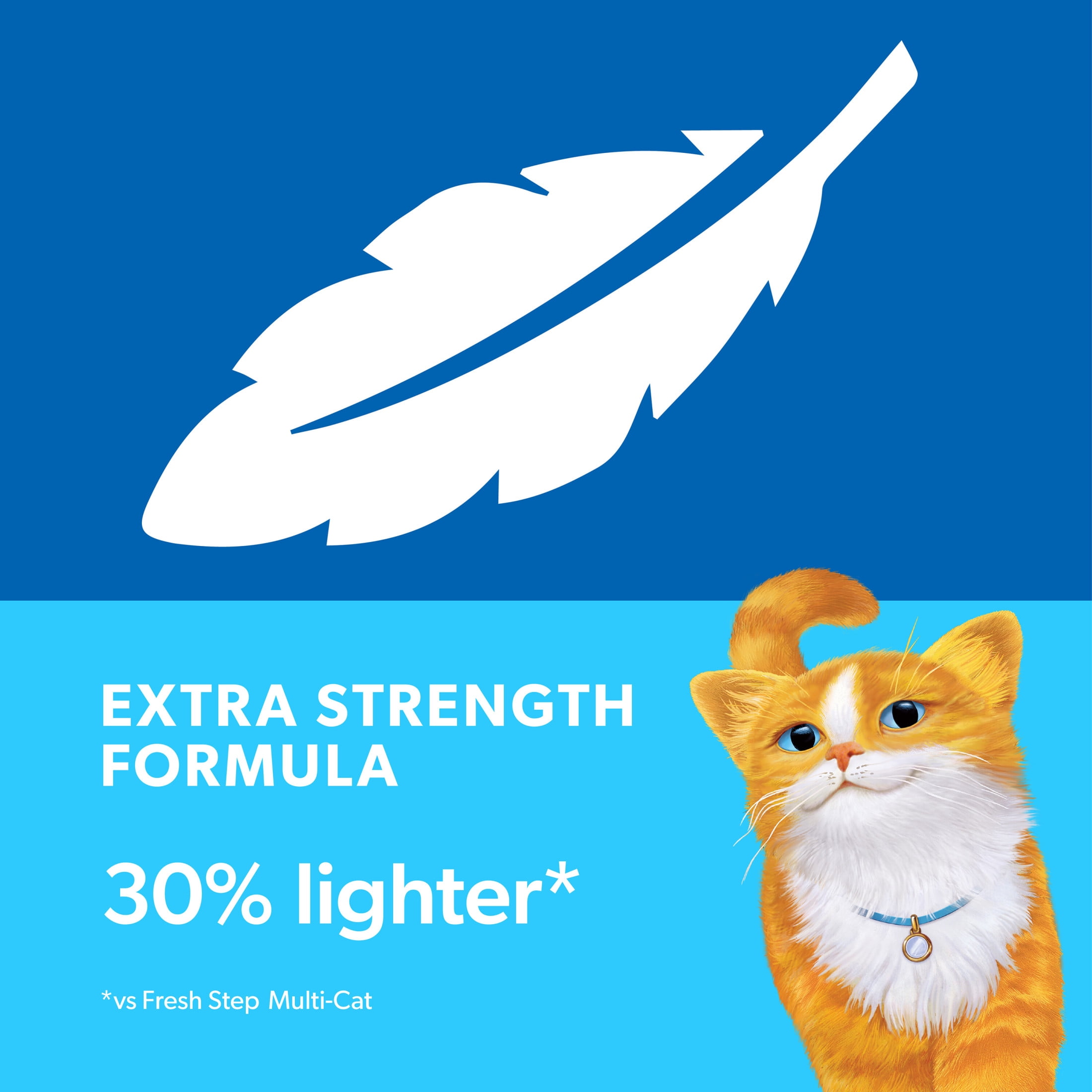 Fresh Step Lightweight Extreme Scented Clumping Cat Litter with Febreze ...