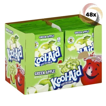 Kool-Aid Unsweetened Green Apple Drink Mix Packets - Pack of 12 ...