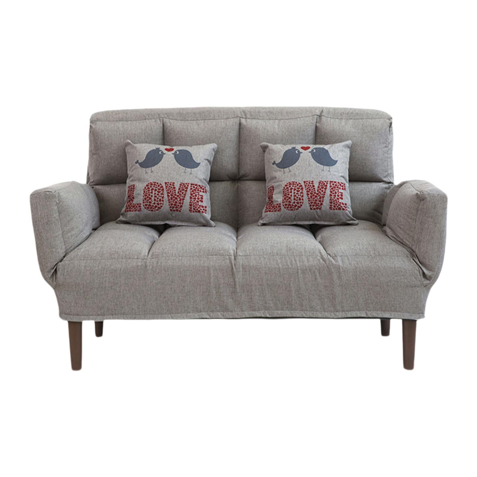 Sofá Love Seat con Cojines, Elegante Sofá de Salón de Decoración Cómoda ...