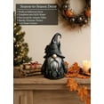 Gothic Wizard Gnome Statue - Gothic Garden Gnome with Hat, Funny Wizard ...