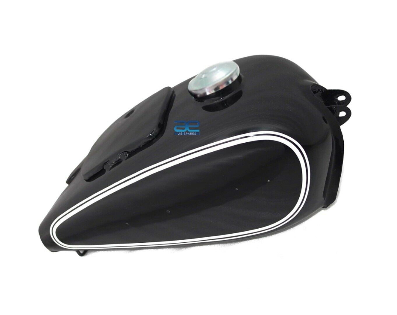 Petrol Fuel Gas Tank With Cap Black & White Stripe For Bmw R71 ...