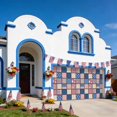 250 Anniversary Garage Door Cover,4th of July Blue Stars Striped ...