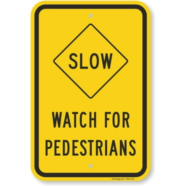 GoSports Neon Children's Slow Down Man! High Visibility Street Safety ...
