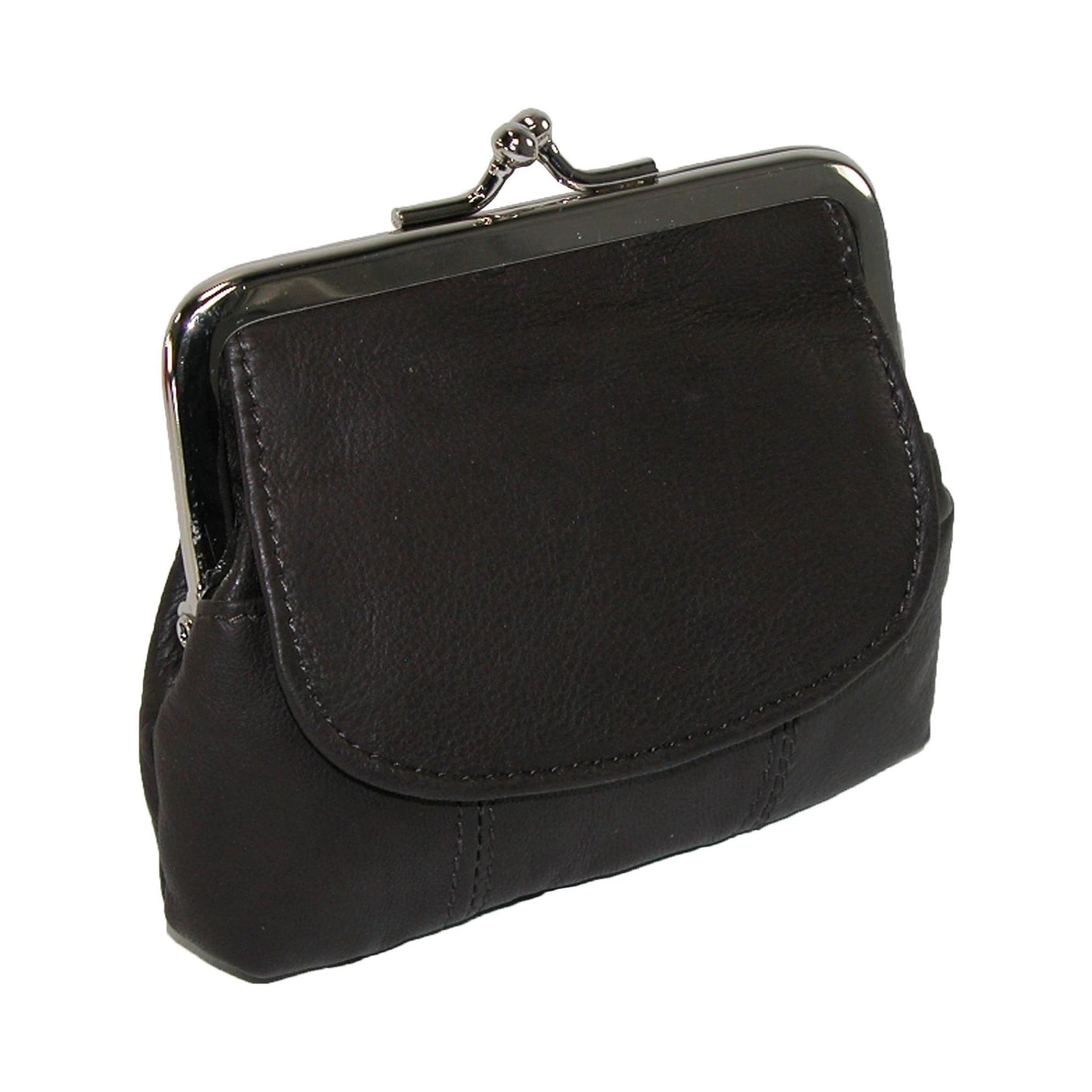 Click here for Ctm Leather Double Compartment Coin Purse Wallet prices