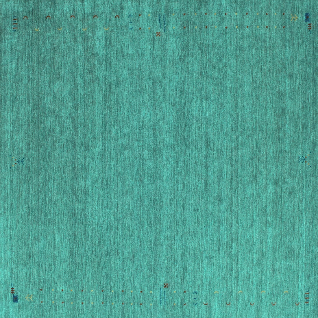 Ahgly Company Machine Washable Indoor Square Abstract Turquoise Blue ...