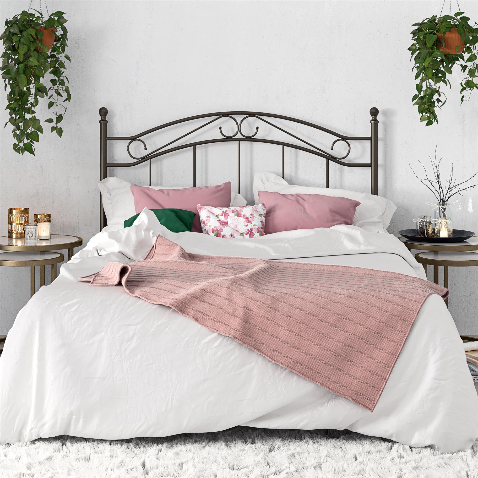 Mainstays Elegant Adaptable Full And Queen Metal Headboard Bronze Mainstays Elegant Adaptable Full And Queen Metal Headboard Bronze