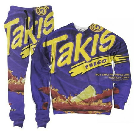 Takis OMG Tracksuit Set, includes sweater, joggers | Unisex, Up to 4XL ...