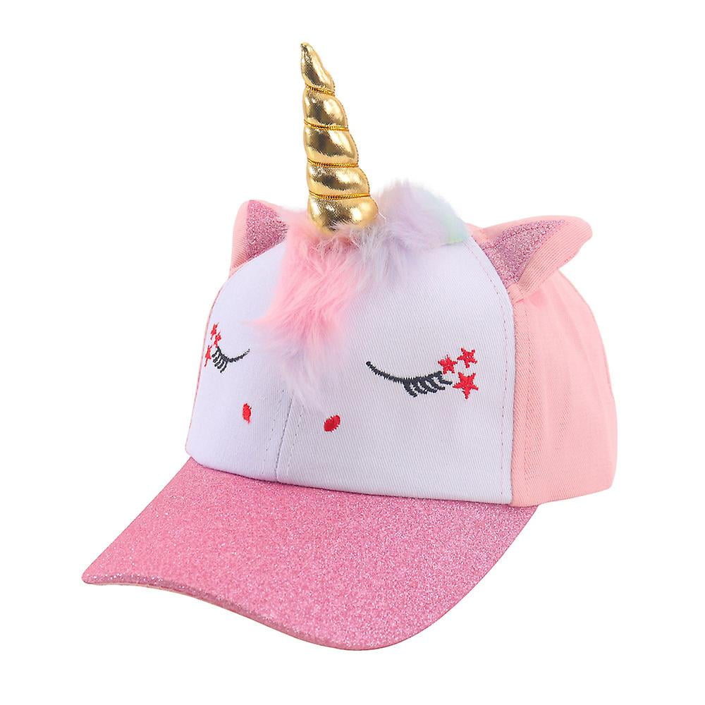 Click here for We Children Girls Unicorn Hat With Gold Horn Baseb... prices