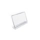 Azar 112740 3.5" W x 2.5" H L-Shaped Acrylic Sign Holder, 10Pack ...