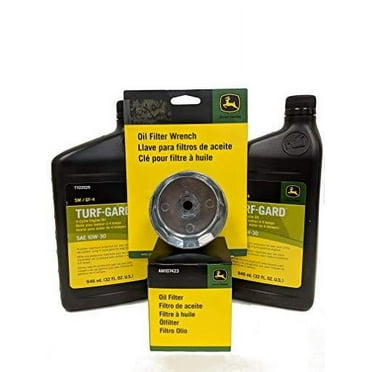 John Deere Original Equipment Oil Change Kit Including Wrench (2 ...