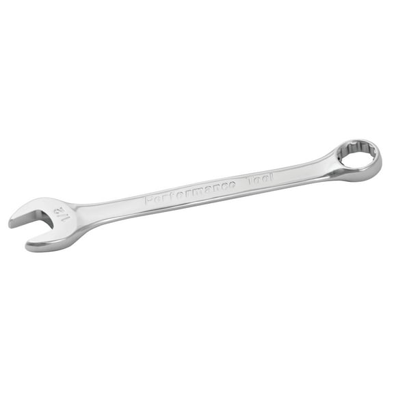 Performance Tool W30611 Stubby Chrome Combination Wrench, 11mm, with 12 ...