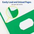 Two Pocket Folders with 3 Prong Fasteners, 25 Green Folders (47977 ...