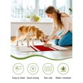 Abstract Red Color Block Doormat Non Slip Diatomaceous Earth Door Mat ...