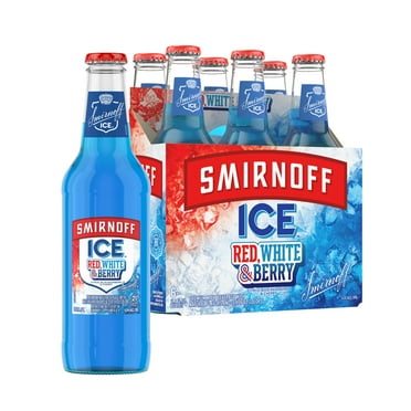 Smirnoff Ice Blue Raspberry Lemonade, 11.2 fl oz, 6 Pack Bottles, 4.5% ...