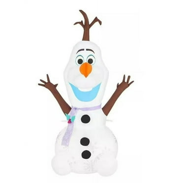 7.5ft Disney Olaf & Sven in Christmas Scene Inflatable Decoration ...