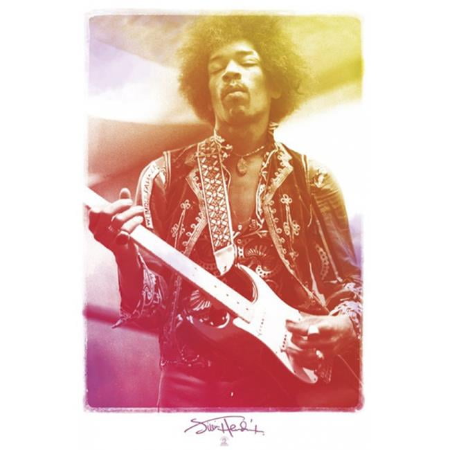 Pyramid Posters XPE159591 Jimi Hendrix - Legendary Poster Print, 36 x ...